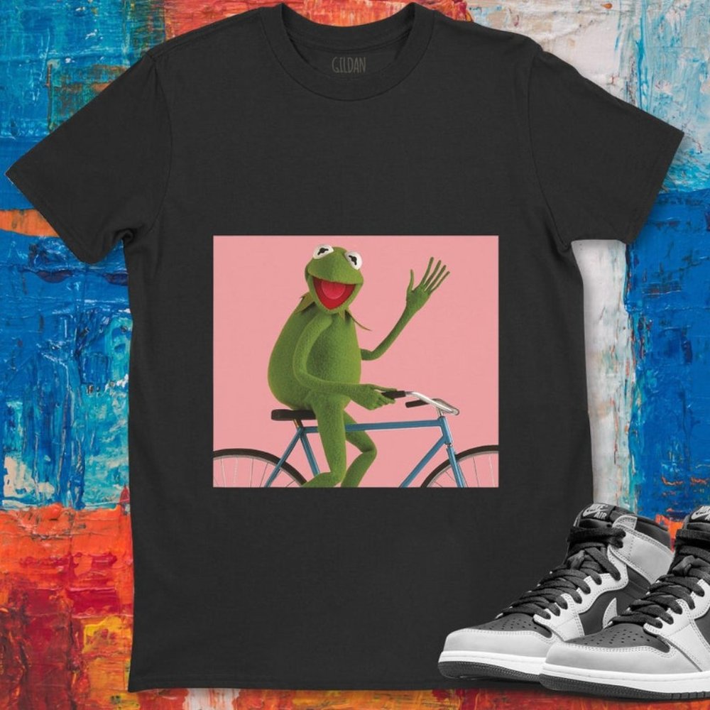 Disney The Muppets Kermit The Frog Bike Ride Unisex T… - Gem